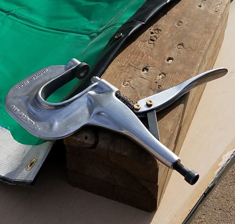 How We Made Vinyl DIY RV Skirting for Winter (for only $200!)