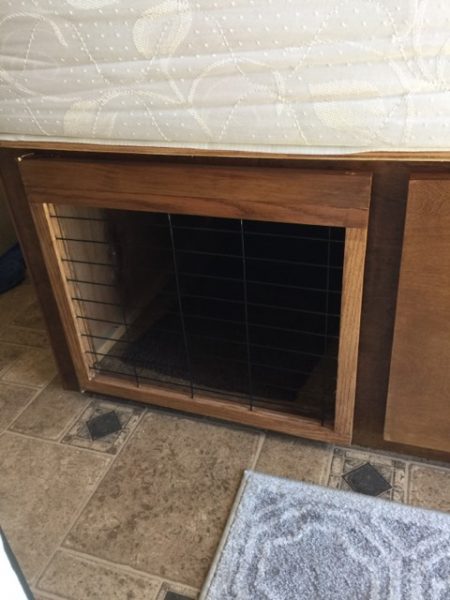 13 Ideas for Adding a Dog Crate to an RV | RV Inspiration
