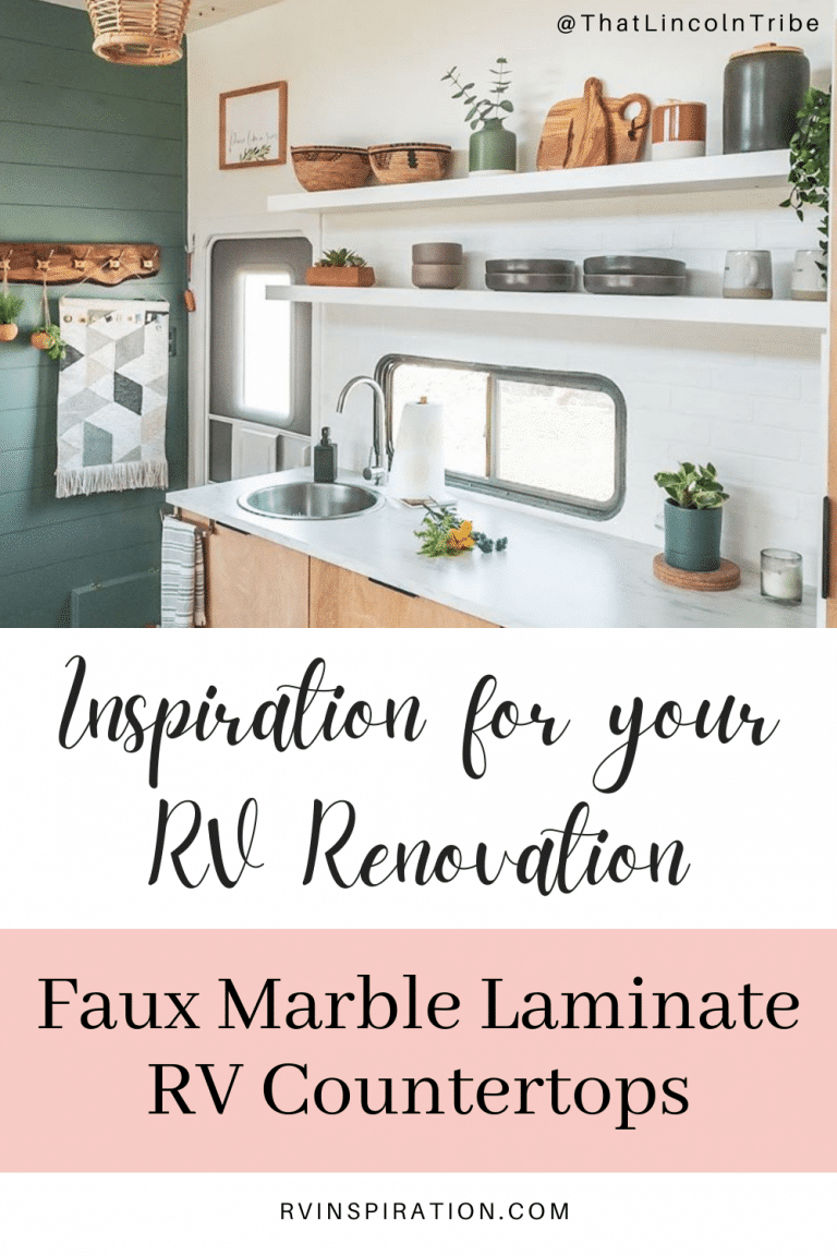Updating your RV Countertops? Check out these 16 RV Makeovers