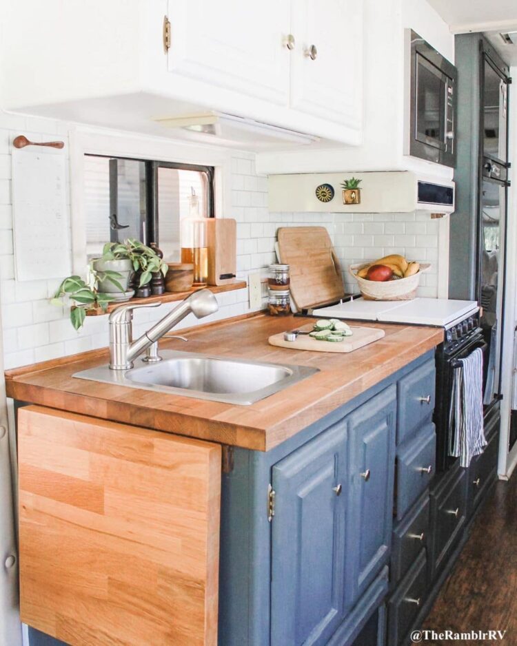 Updating your RV Countertops? Check out these 16 RV Makeovers