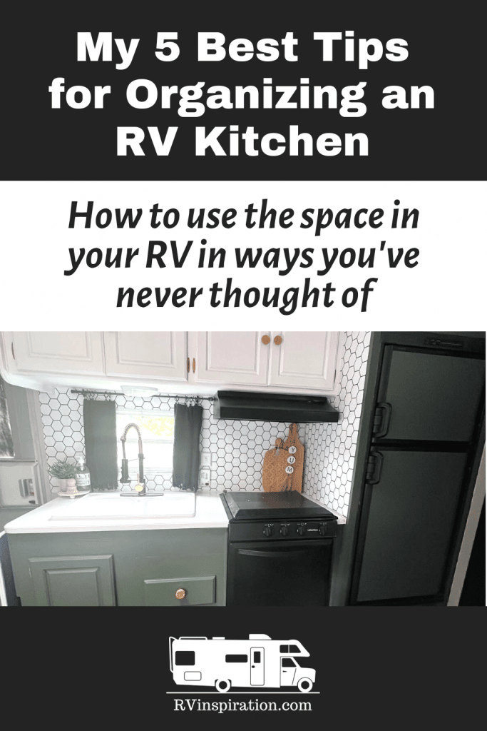 My Best Tips for Organizing and Saving Space in an RV Kitchen | RV ...