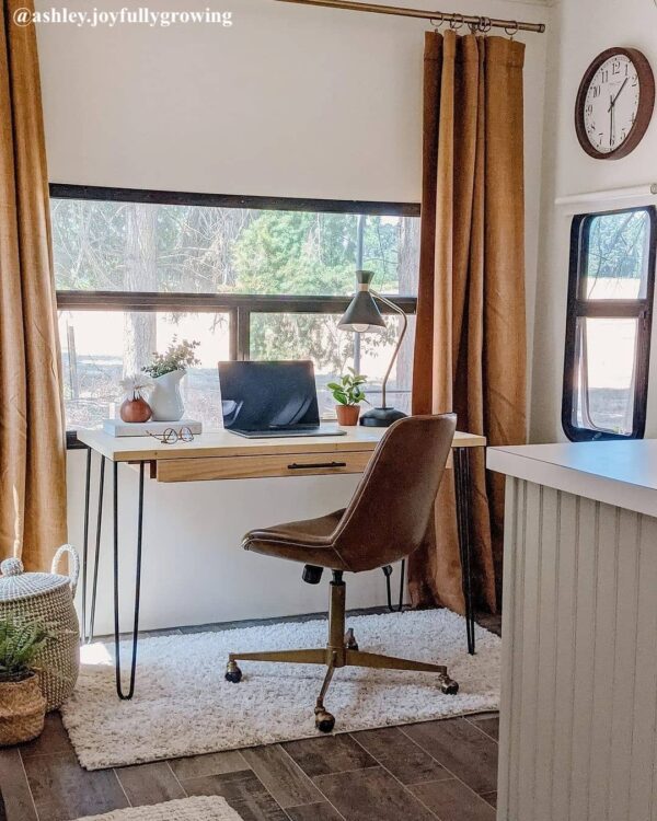 7 Creative RV Office and Desk Ideas: Space-Saving Workspaces for Remote Work on the Road | RV ...
