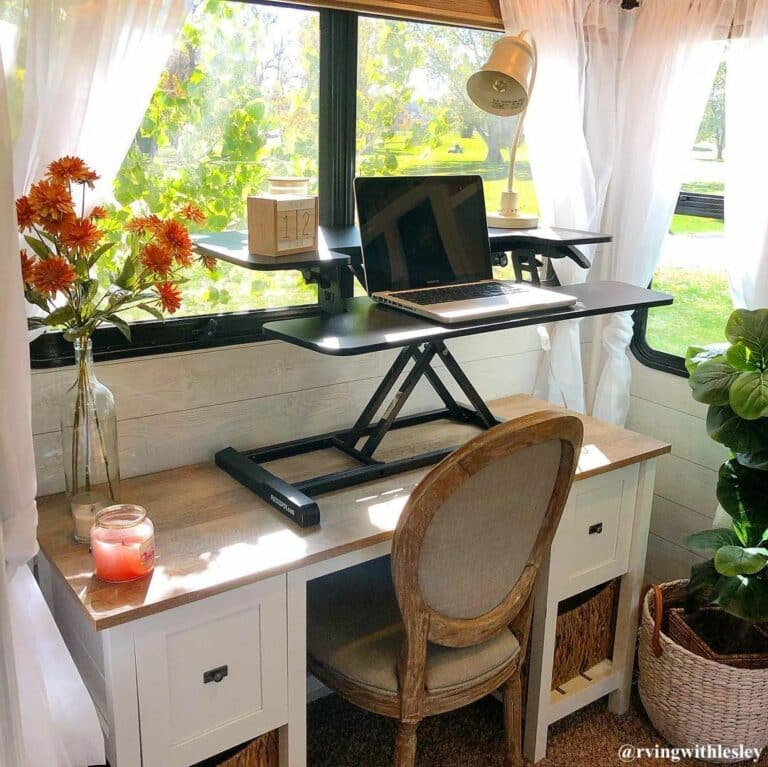 7 Creative RV Office and Desk Ideas: Space-Saving Workspaces for Remote ...