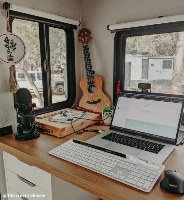 7 Creative RV Office and Desk Ideas: Space-Saving Workspaces for Remote ...