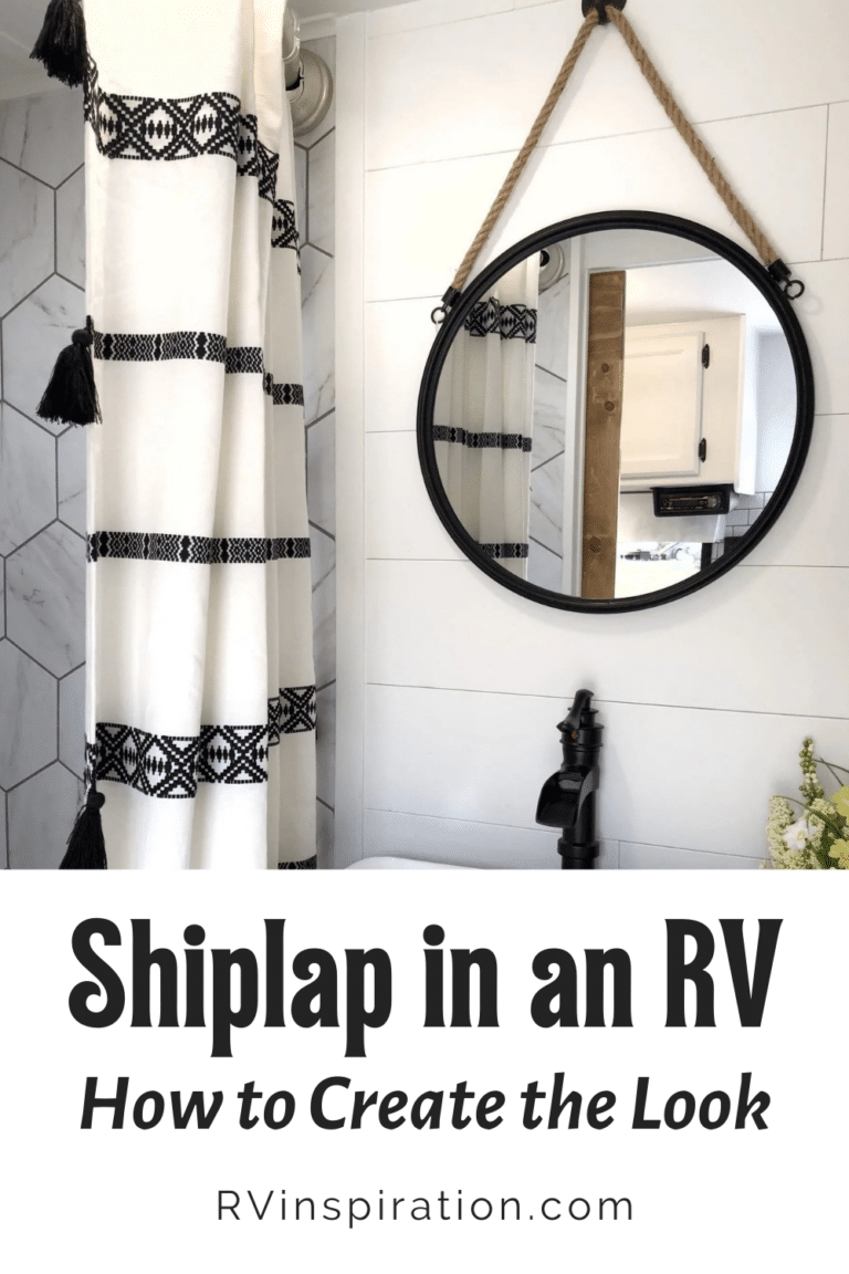 RV Shiplap Ideas: 7 Ways to Create a Shiplap Wall In Your RV