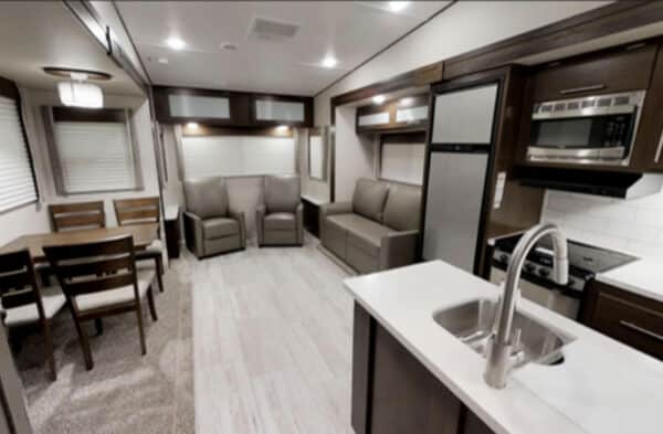 Stylish Fifth Wheel Remodel for a Family of Four | RV Inspiration