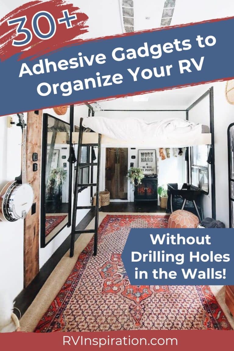 30+ Adhesive Gadgets for RV Organization (No Drilling Needed!)