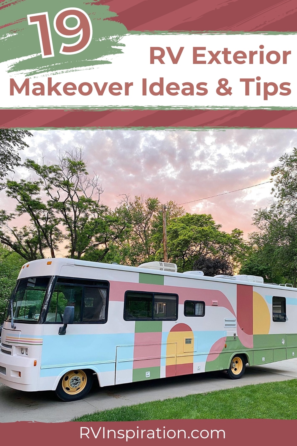 19 RV Exterior Makeover Ideas that Give New Life to an Old RV | RV ...