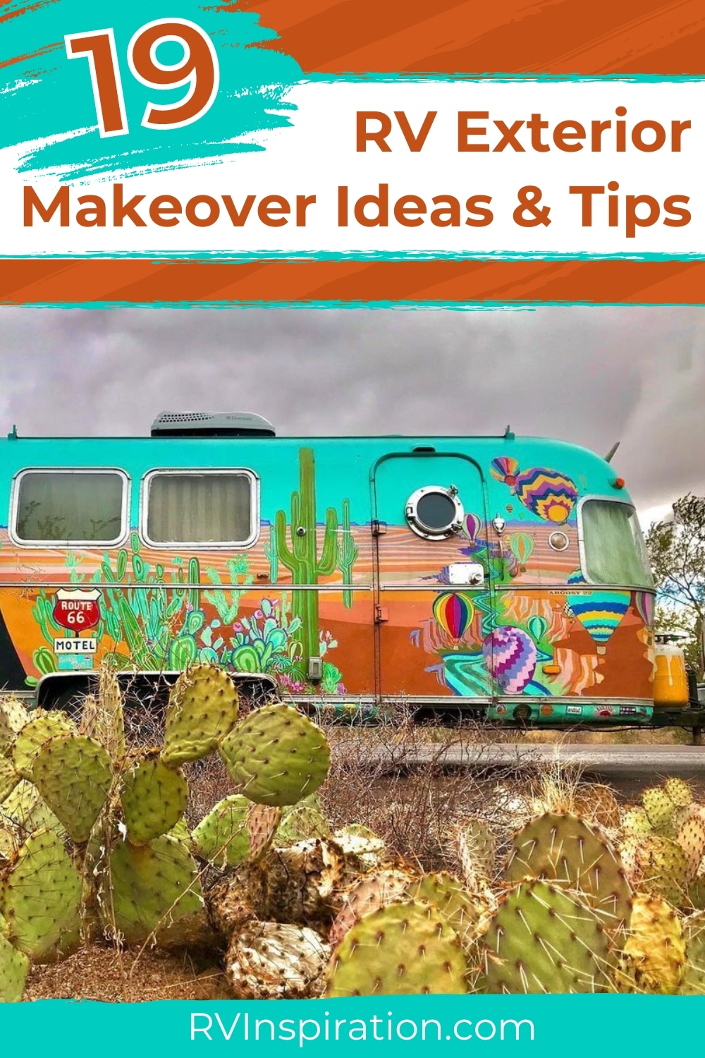 19 RV Exterior Makeover Ideas that Give New Life to an Old RV | RV ...