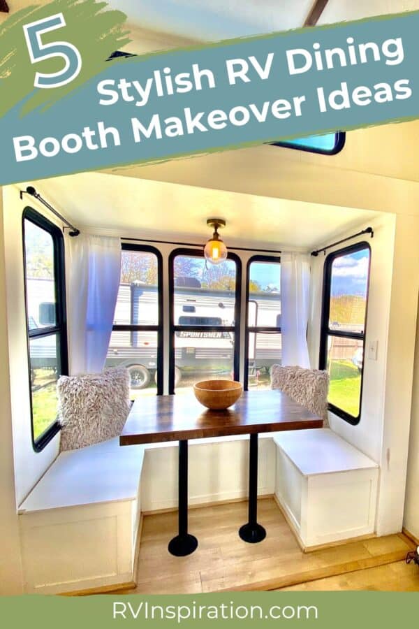 5 Stylish RV Dining Booth Makeover Ideas | RV Inspiration