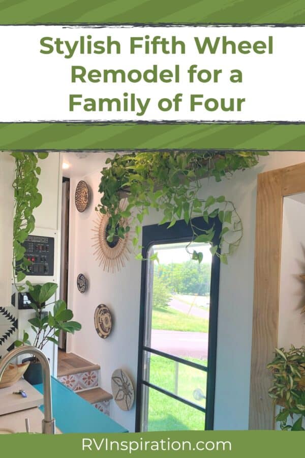 Stylish Fifth Wheel Remodel for a Family of Four | RV Inspiration
