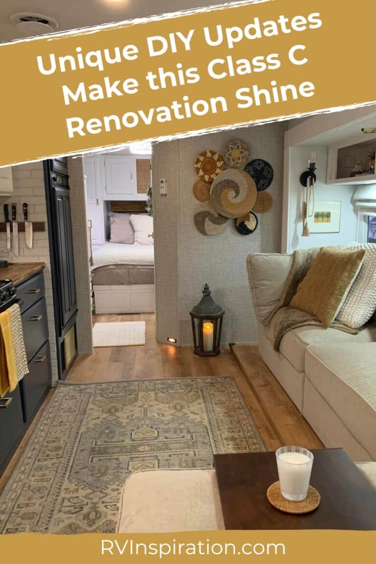 Unique DIY Updates Make this Class C Renovation Shine | RV Inspiration