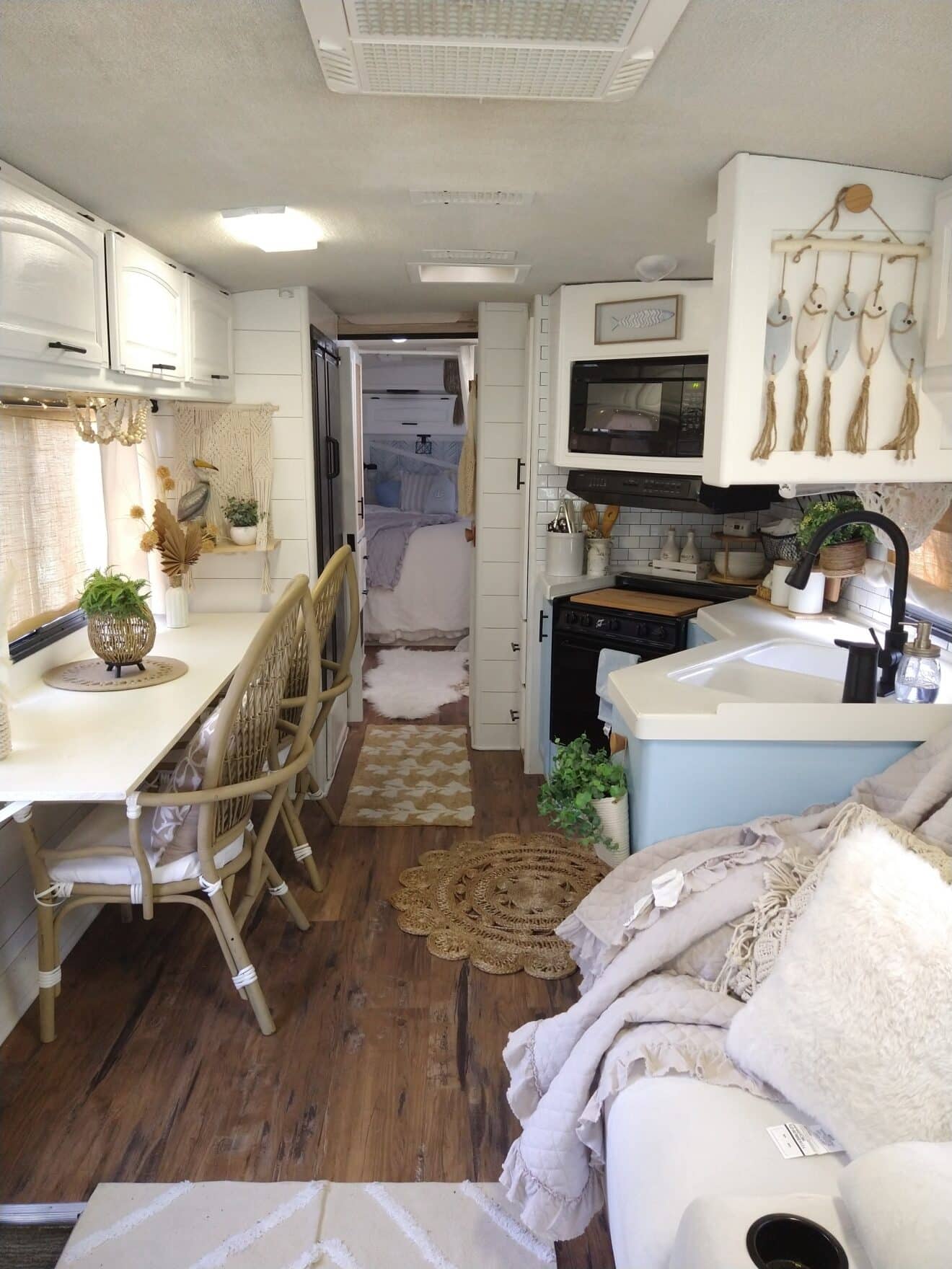 9 Beach Theme RV Bedrooms That Feel Like Coastal Camping