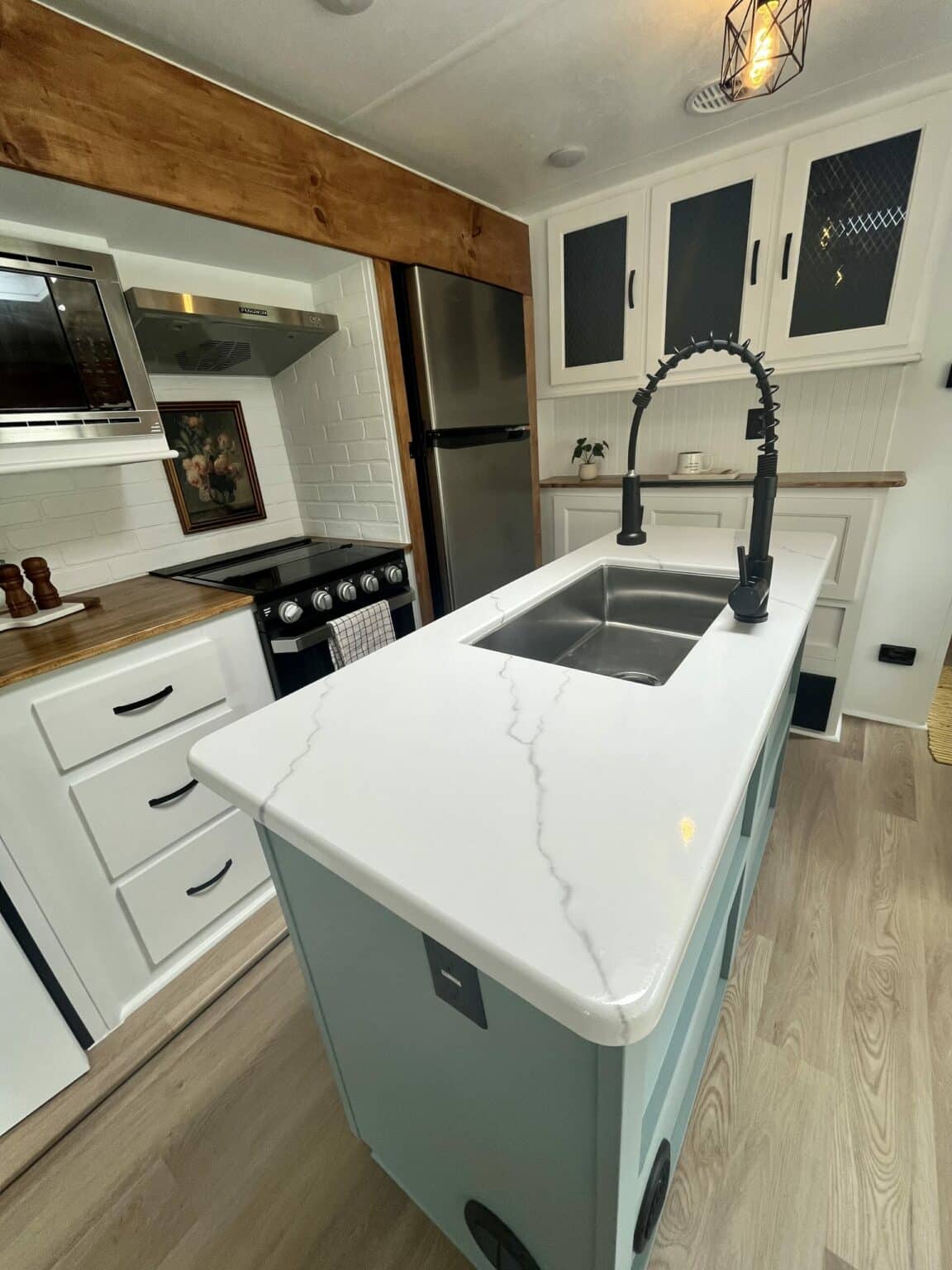 14 Ways to Cover Your RV Cabinet Mirrors | RV Inspiration