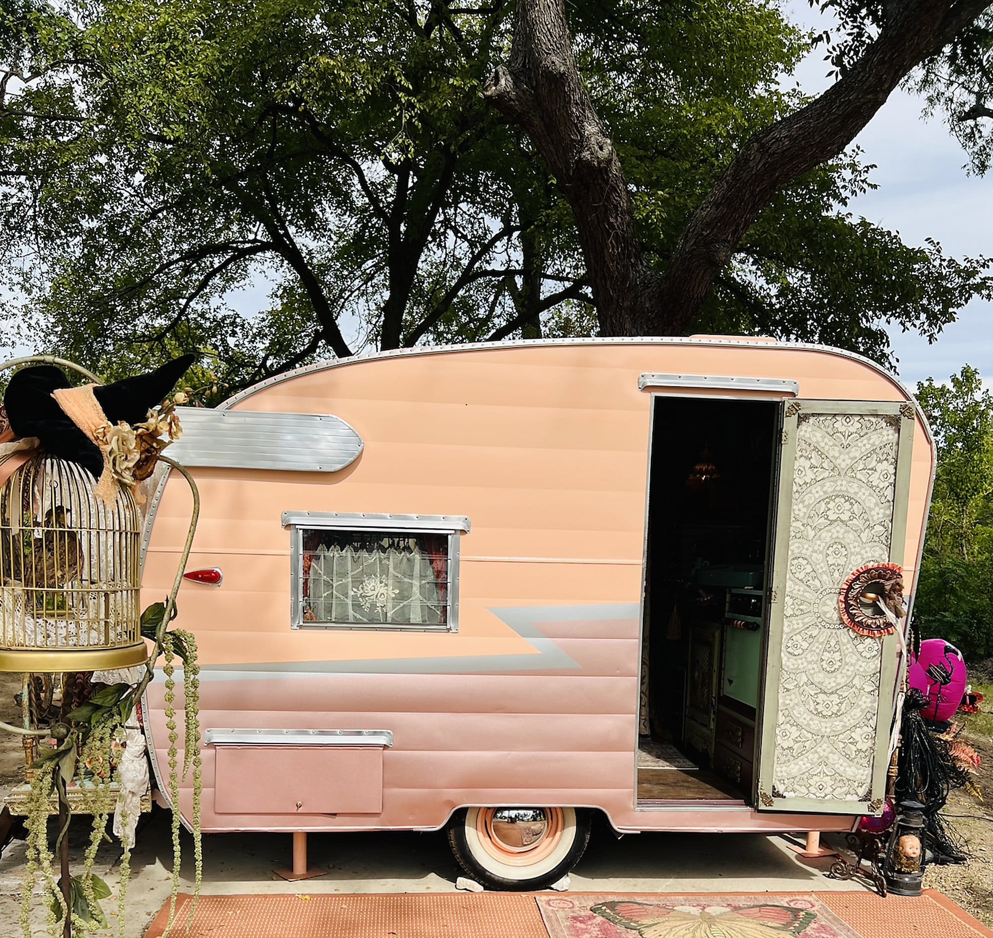 You Must See the Interior of this Gypsy Style Trailer Remodel | RV Inspiration