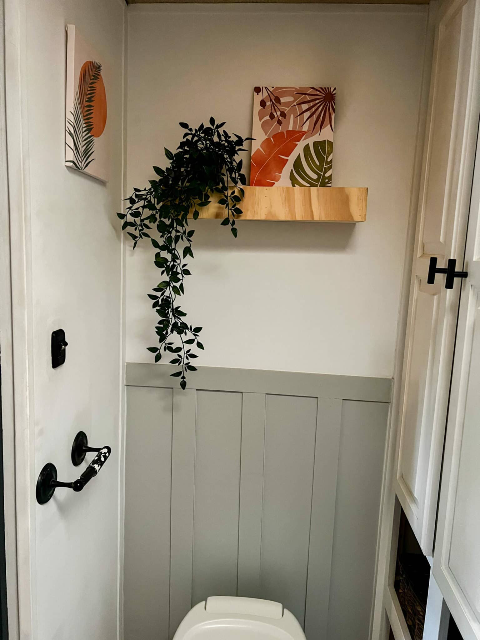 How to Build a Board and Batten Accent Wall In Your RV
