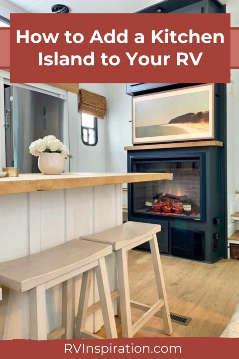 How to Add a Kitchen Island to Your RV | RV Inspiration