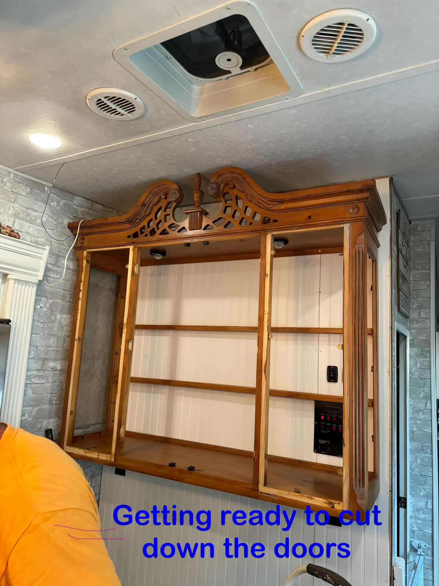 A Facebook Marketplace China Cabinet Transformed This RV Kitchen