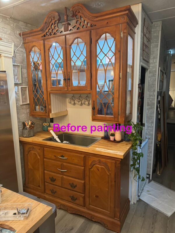 A Facebook Marketplace China Cabinet Transformed This RV Kitchen