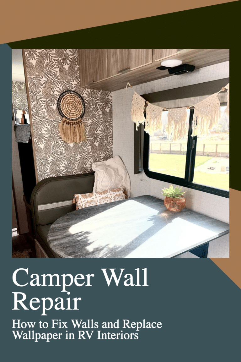 Camper Wall Repair: How to Fix Walls and Replace Wallpaper in Camper ...